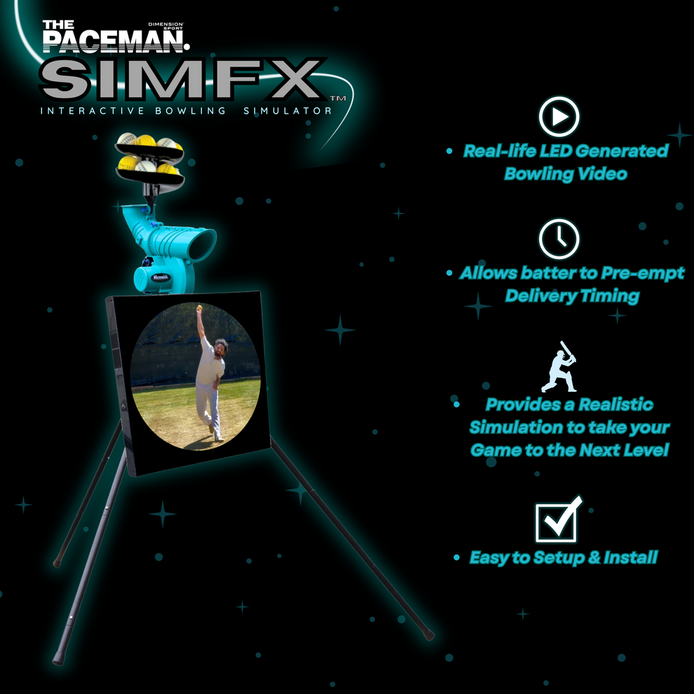 Paceman SIMFX Interactive Bowling Simulator Screen – GA Sports Australia