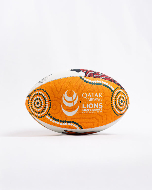 Gilbert Lions Tour All Team Logo Rugby Ball – GA Sports Australia